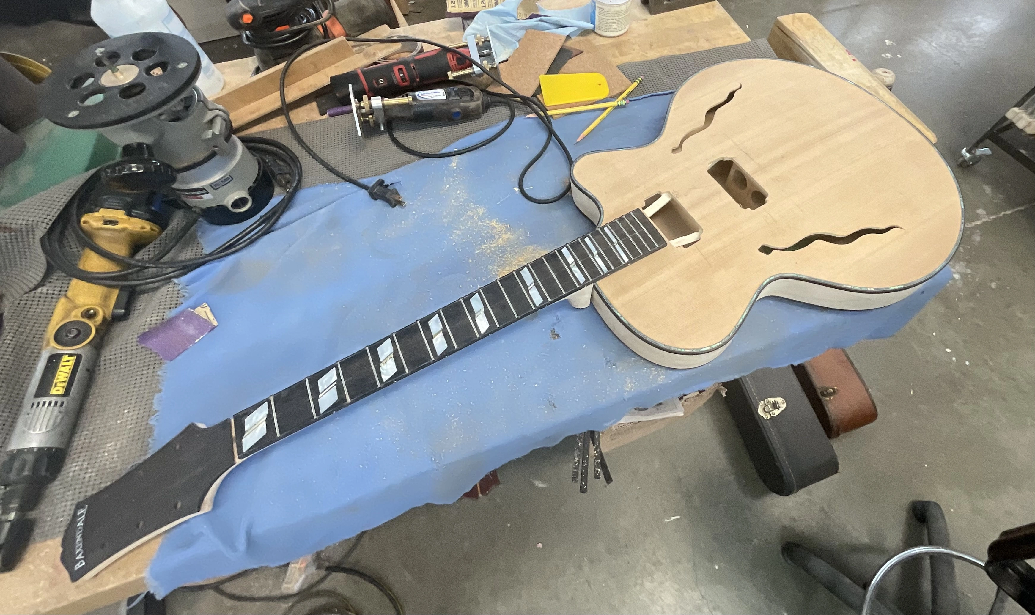 Luthiers and guitar fixers. What’s on your bench? | HomeRecording.com