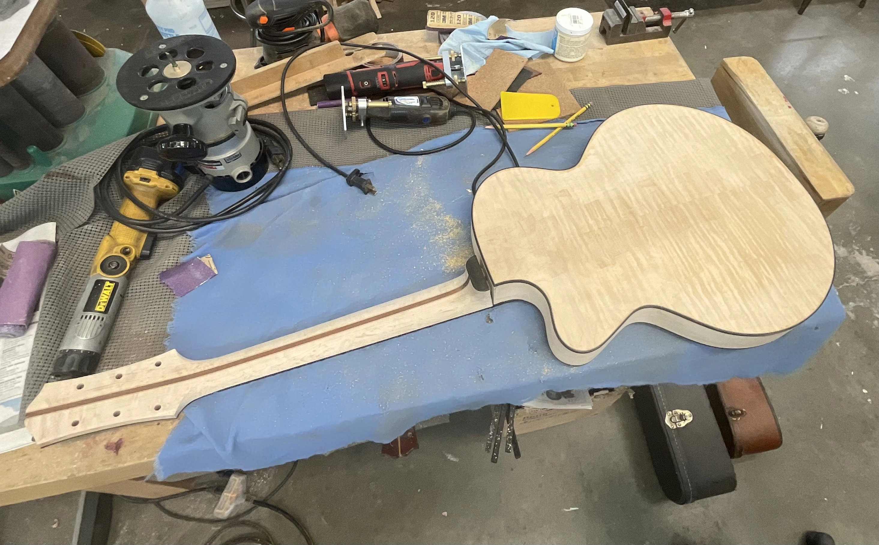 Luthiers and guitar fixers. What’s on your bench? | HomeRecording.com